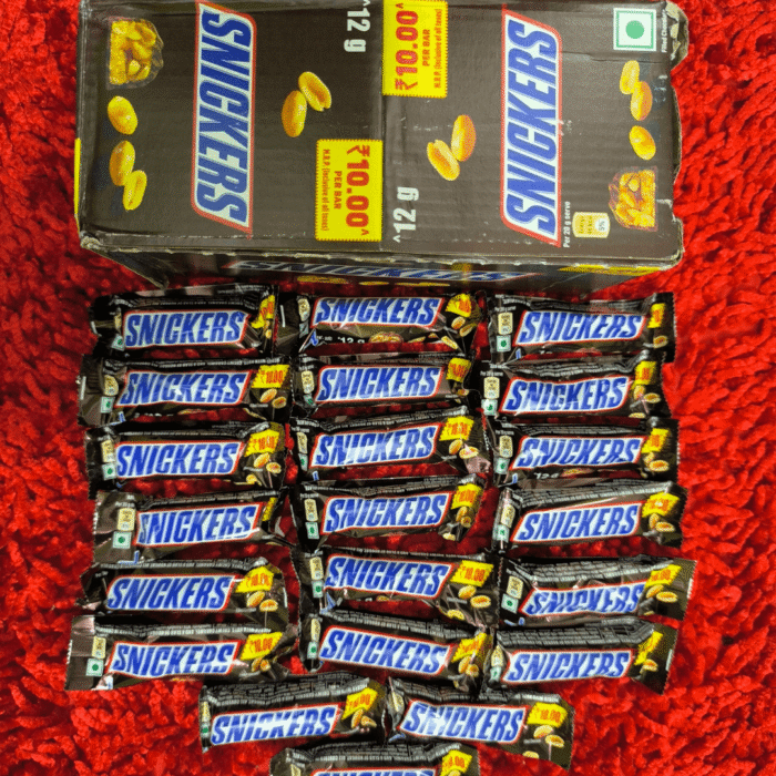 Snickers Chocolate Box (Small) 12g Bar – 40pcs - Dnj Shop